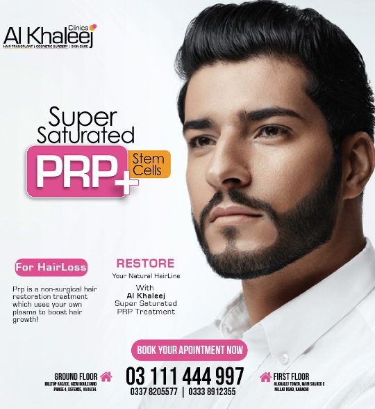 PRP Treatment in Karachi – Best Hair PRP Therapy Clinic